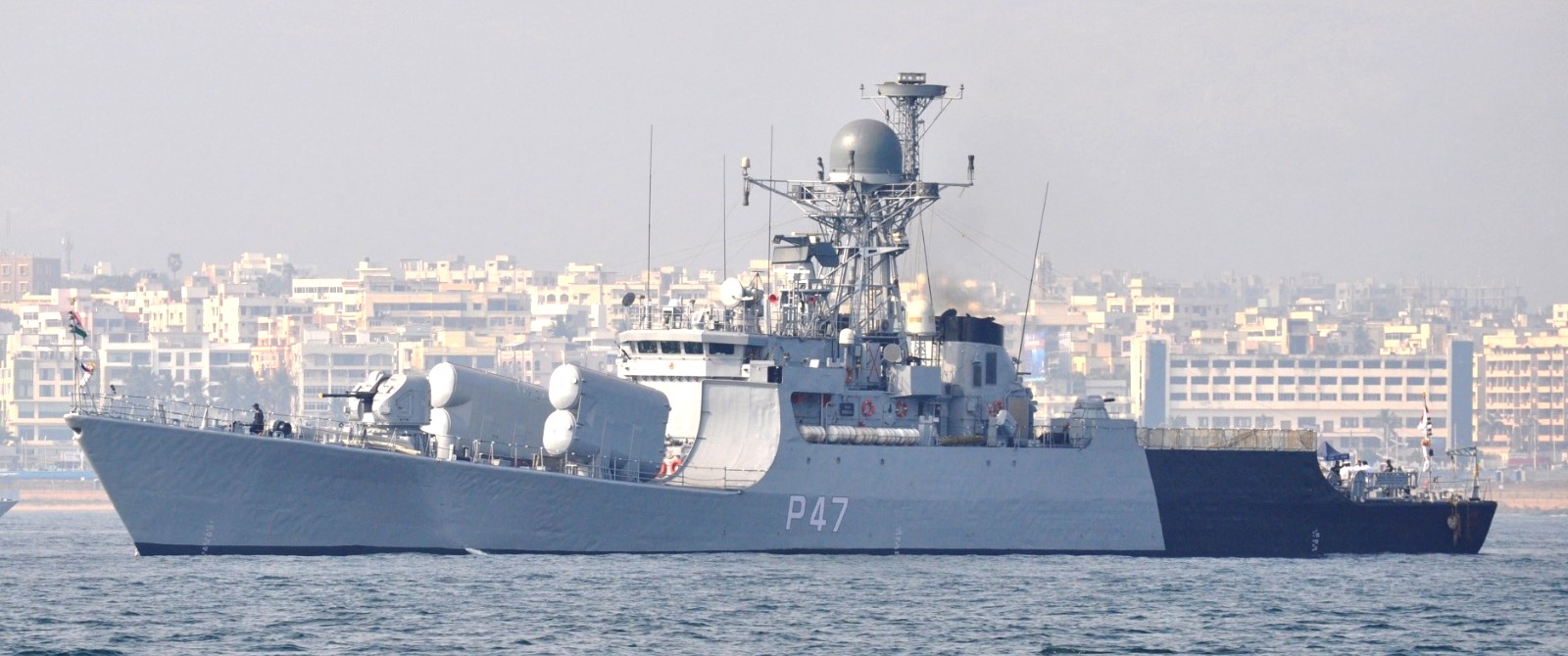 Indian Naval Ship INS Khanjar Docked at Sri Lanka’s Trincomalee Port ...